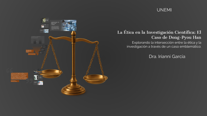 La Ética en la Investigación Científica: El Caso de Dong-Pyou Han by ...