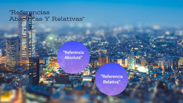 "Referencia Absoluta Y Relativa" by Emily ledezma on Prezi