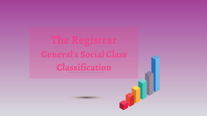 The Registrar General Social Class Classification by kirsty dart on Prezi