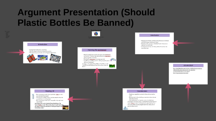 Argument Presentation (Should Plastic Bottles Be Banned) by Ian E on Prezi