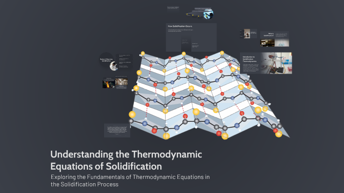 Understanding the Thermodynamic Equations of Solidification by Furkan ...