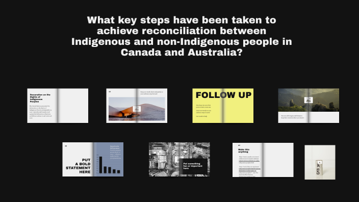 What key steps have been taken to achieve reconciliation between ...