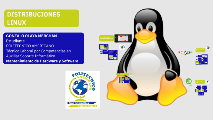 Poli TALLER EXPOSICIÓN DISTRIBUCIONES LINUX by Gonzalo Olaya on Prezi