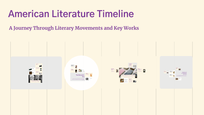 American Literature Timeline by Andrea Robinson on Prezi