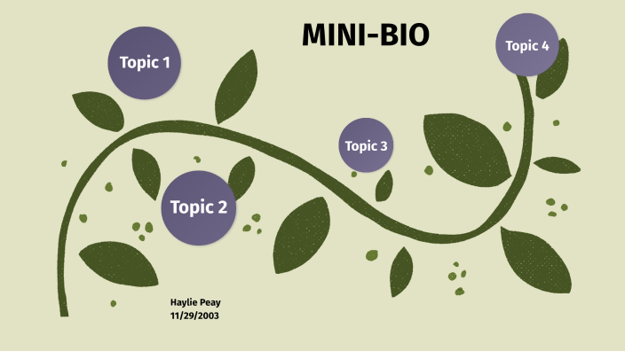 Mini-Bio by haylie on Prezi