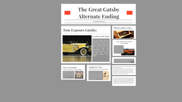 The Great Gatsby Alternate Ending - Holley Winbourn by Holley Winbourn ...