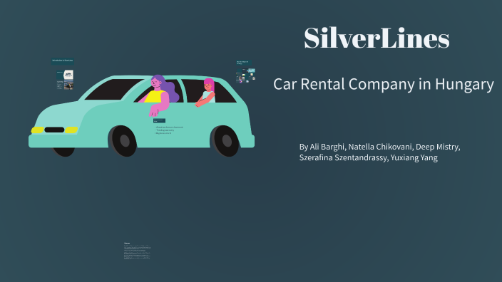 Marketing Strategy for SilverLines Car Rental by Ali Barghi Moghaddam ...