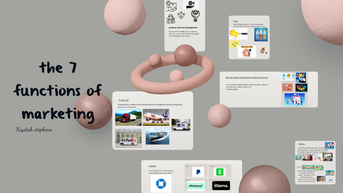 the 7 function marketing by Krystah Stephens on Prezi