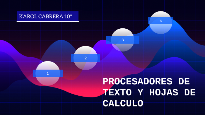 PROCESADORES DE TEXTO Y HOJA DE CALCULO by karol cabrera on Prezi