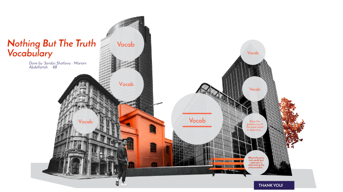 Nothing But The Truth Vocab (ch. 1-12) by Mariam Abdelfattah on Prezi
