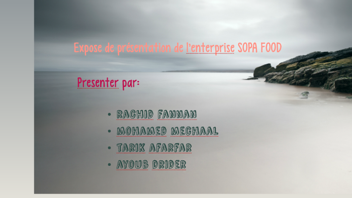 Expose de présentation d une entreprise by Rachid Fannan on Prezi