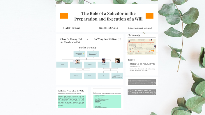 Choy Po Chung & Au Chadwick v Au Wing Lun William by Victoria Lok on Prezi