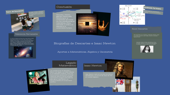 Biografías de Descartes e Isaac Newton by Victor Mosquera on Prezi