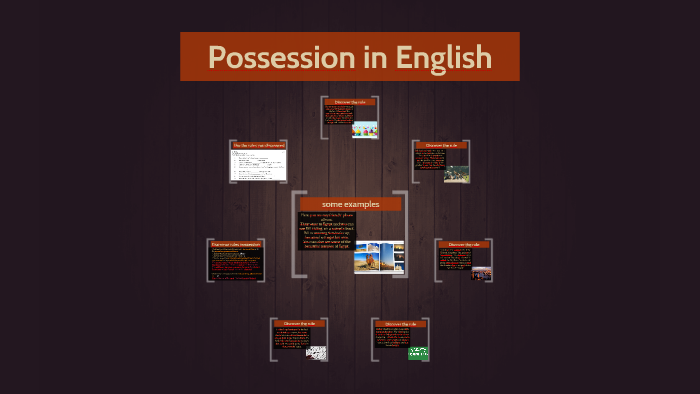 Possession in English by on Prezi