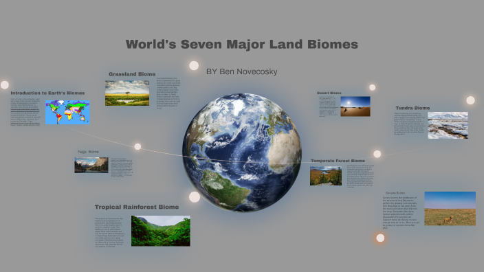 World's Seven Major Land Biomes by Ben Novecosky on Prezi
