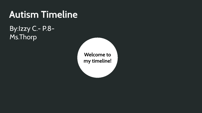 Autism timeline by Izzy Cohn on Prezi