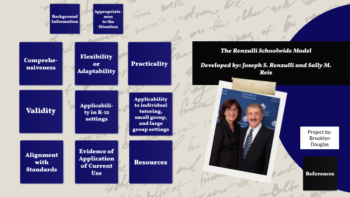 The Renzulli Schoolwide Model Created by: Joseph by Brooklyn Douglas on ...