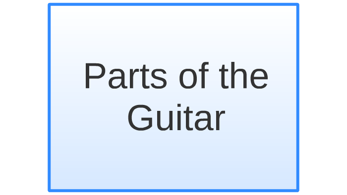 Parts of a Guitar (6th Grade, Day 1) by Brandon Buterbaugh on Prezi
