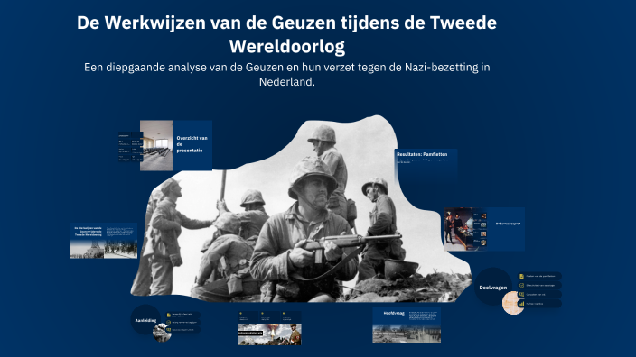 De Werkwijzen van de Geuzen tijdens de Tweede Wereldoorlog by Ravi ...