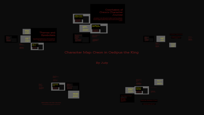 Character Map: Creon in Oedipus the King by Judy Hu on Prezi