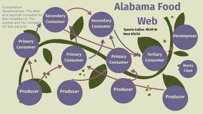 Alabama Food Web by TYEECIA CULLINS on Prezi