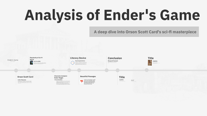 Analysis of Ender's Game by Hyrum Adams on Prezi