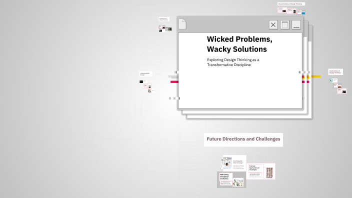 Wicked Problems, Wacky Solutions by Joseph Markley on Prezi