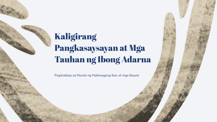 Kaligirang Pangkasaysayan at Mga Tauhan ng Ibong Adarna by ROY ASHLEE ...
