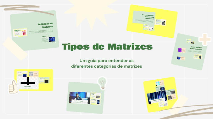 Tipos de Matrizes by professoramirene. silva on Prezi