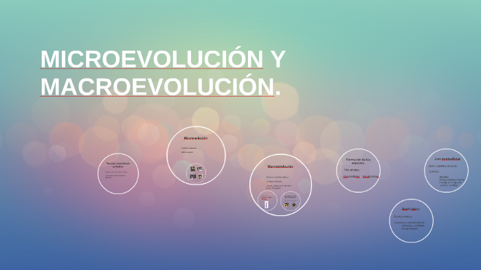 MICROEVOLUCIÓN Y MACROEVOLUCIÓN. by Lydia Swing on Prezi