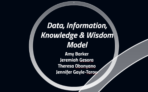 Data, Information, knowledge & Wisdom Model by on Prezi