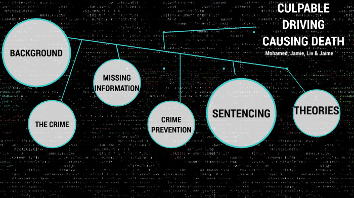 Culpable Driving Causing Death Pitch by Olivia Hill on Prezi