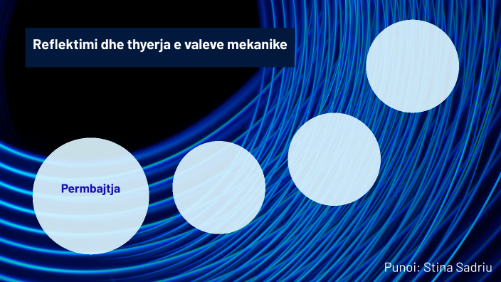 Reflektimi dhe thyerja e valeve mekanike by Shqipe Gashi on Prezi