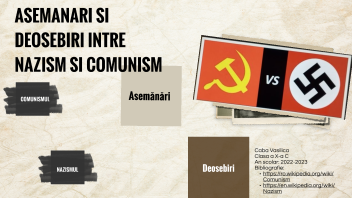 ASEMANARI SI DEOSEBIRI INTRE NAZISM SI COMUNISM by Vasilica Caba on Prezi