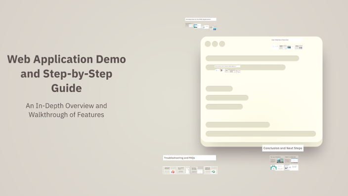 Web Application Demo and Step-by-Step Guide by Sarah Khalife on Prezi