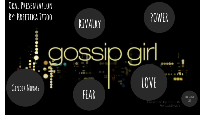 Gossip Girl presentation by Kreetika Ittoo on Prezi