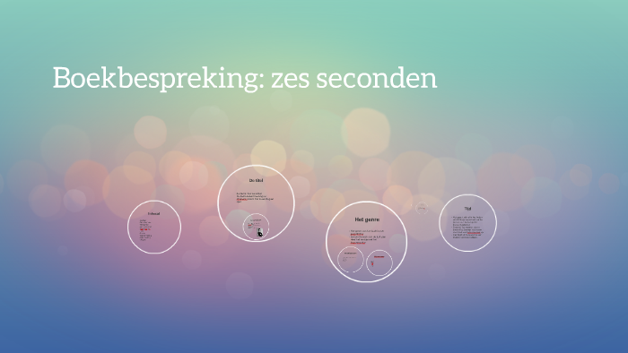 boekbespreking: zes seconden by naomi keurntjes on Prezi