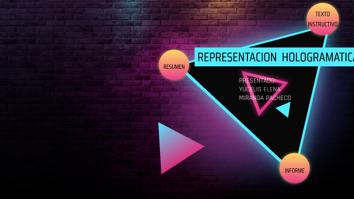 REPRESENTACION HOLOGRAMATICA ´¨TEXTO INSTRUCTIVO, EL RESUMEN Y EL ...