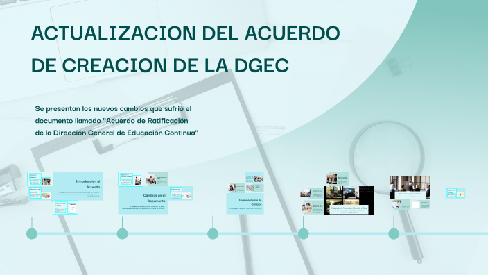 ACTUALIZACION DEL ACUERDO DE CREACION DE LA DGEC by LIC. ROBLES ...
