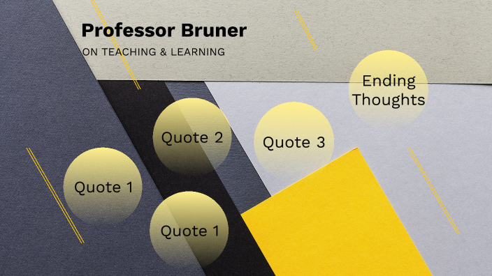 Professor Bruner on Teaching & Education by Angie McCall on Prezi