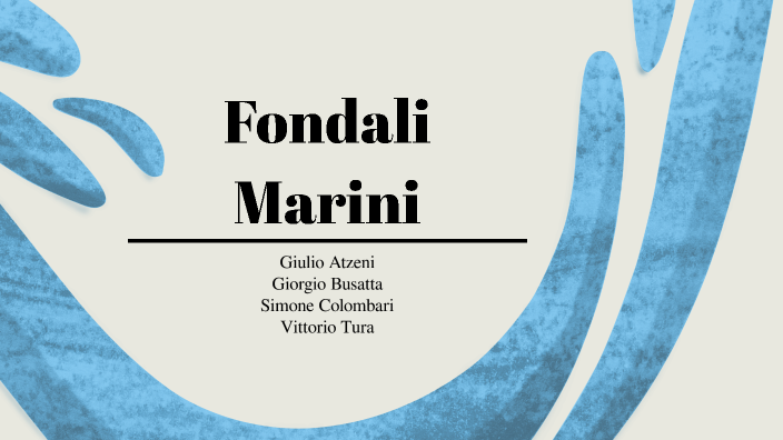fondali marini by Simone colombari on Prezi
