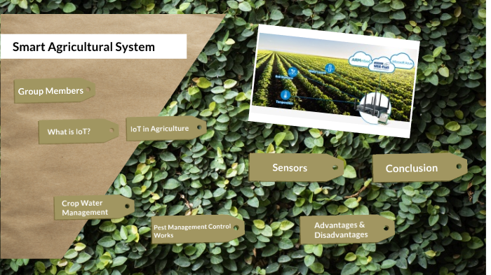 IoT Based Smart Agricultural System by Sakib AL Shahriar on Prezi