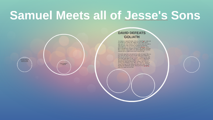 Samuel meets all of Jesse’s sons, chooses David by Aiden Horwitz on Prezi