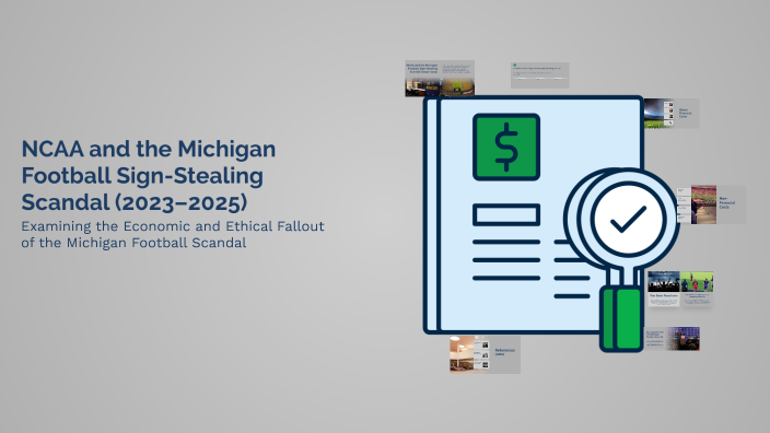 NCAA and the Michigan Football Sign-Stealing Scandal (2023–2025) by ...