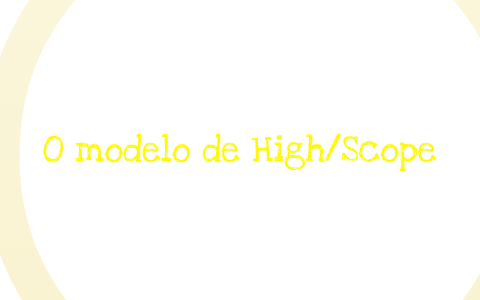 O modelo de High/Scope by Cátia Malaquias on Prezi