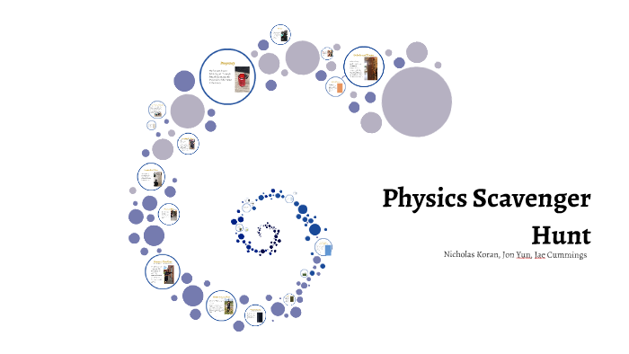 Physics Scavenger Hunt by Julia C on Prezi