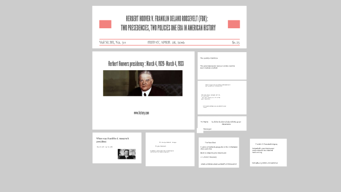 HERBERT HOOVER V. FRANKLIN DELANO ROOSEVELT by Brittany Taylor on Prezi