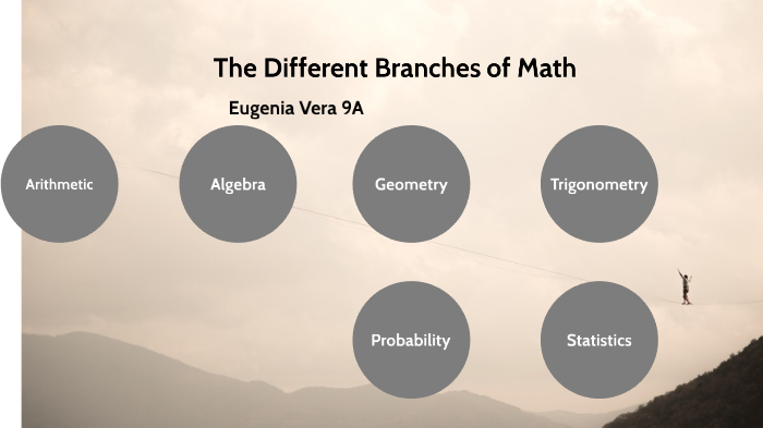 The different branches of math by Eugenia Vera on Prezi