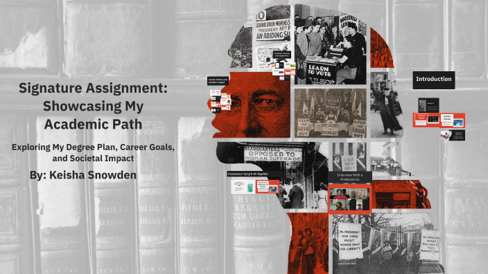 Signature Assignment: Showcasing My Academic Path by Vonkeisha Snowden ...