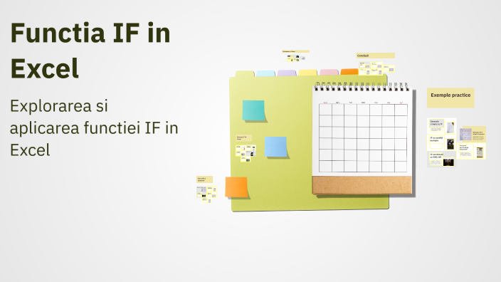 Functia IF in Excel by Florin-Alexandru Tanase on Prezi